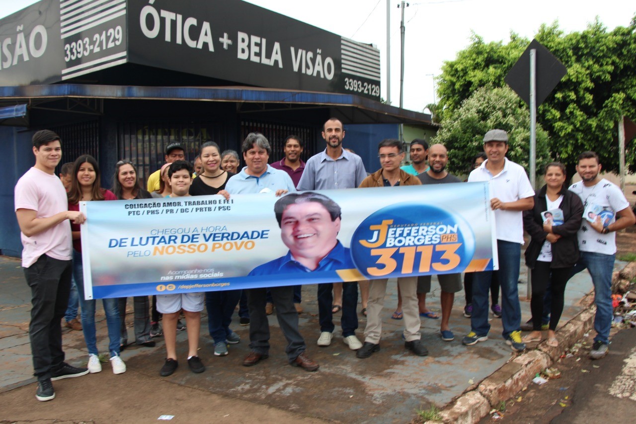 No MS, militância de Jefferson Borges intensifica campanha na reta final - lupanews